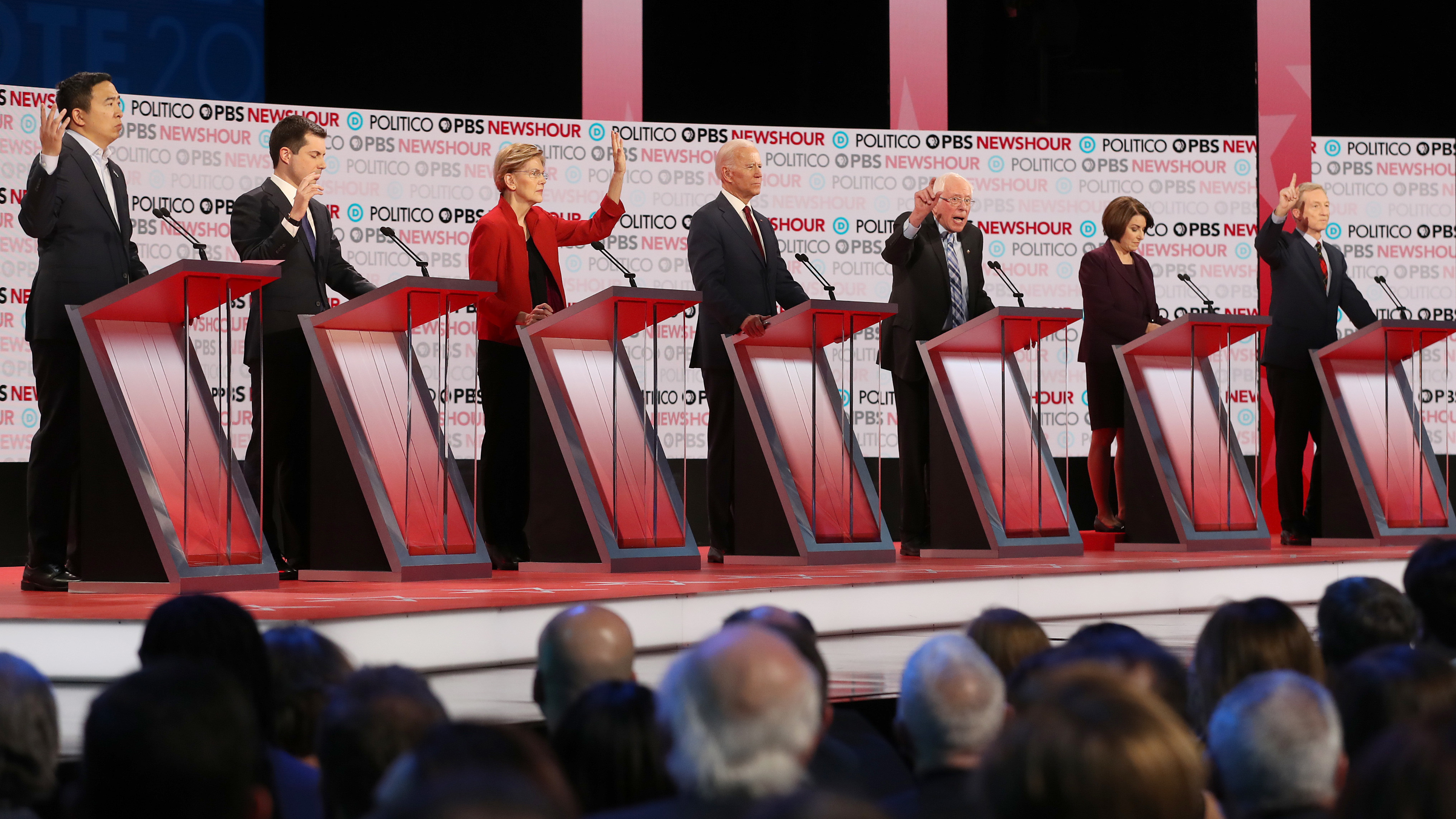 Democratic Debate Recap: From Wine Caves To Electability : NPR