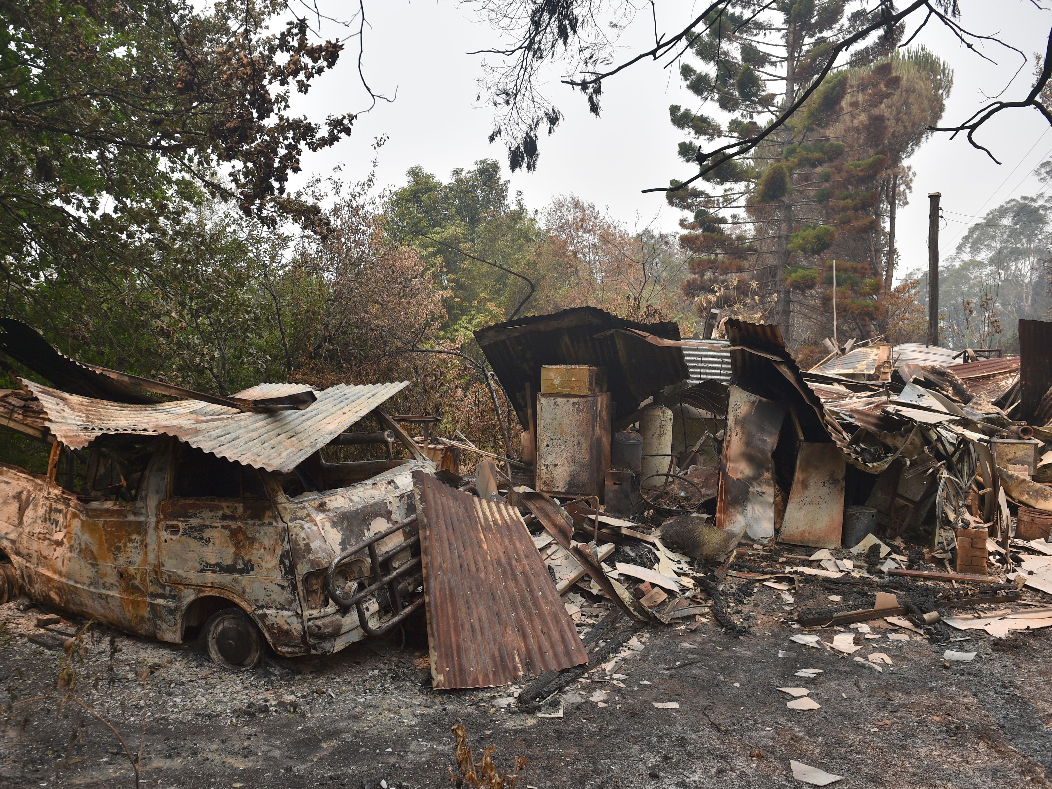 In Australia Wildfires, Scenes Of Smoke, Sparks And Chaos | NCPR News
