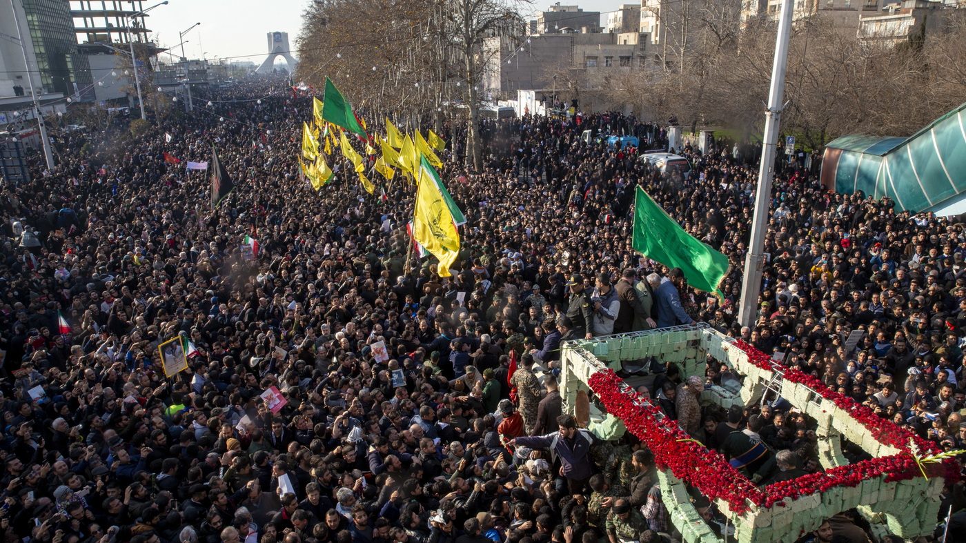 Stampede At Funeral For Iran's Qassem Soleimani Kills At Least 32 : NPR