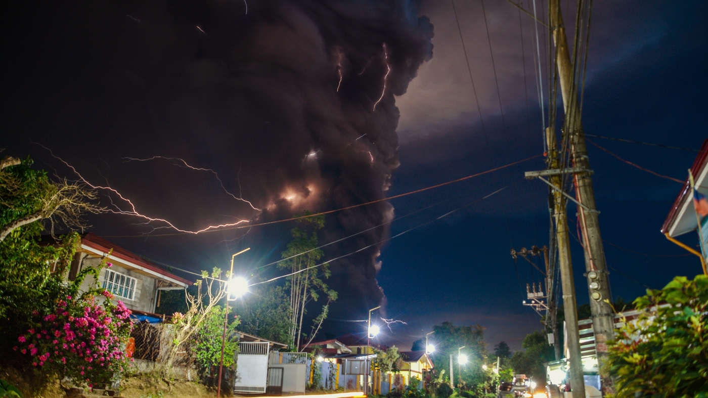Taal Volcano Erupts In Philippines, Causing Thousands To Flee : NPR