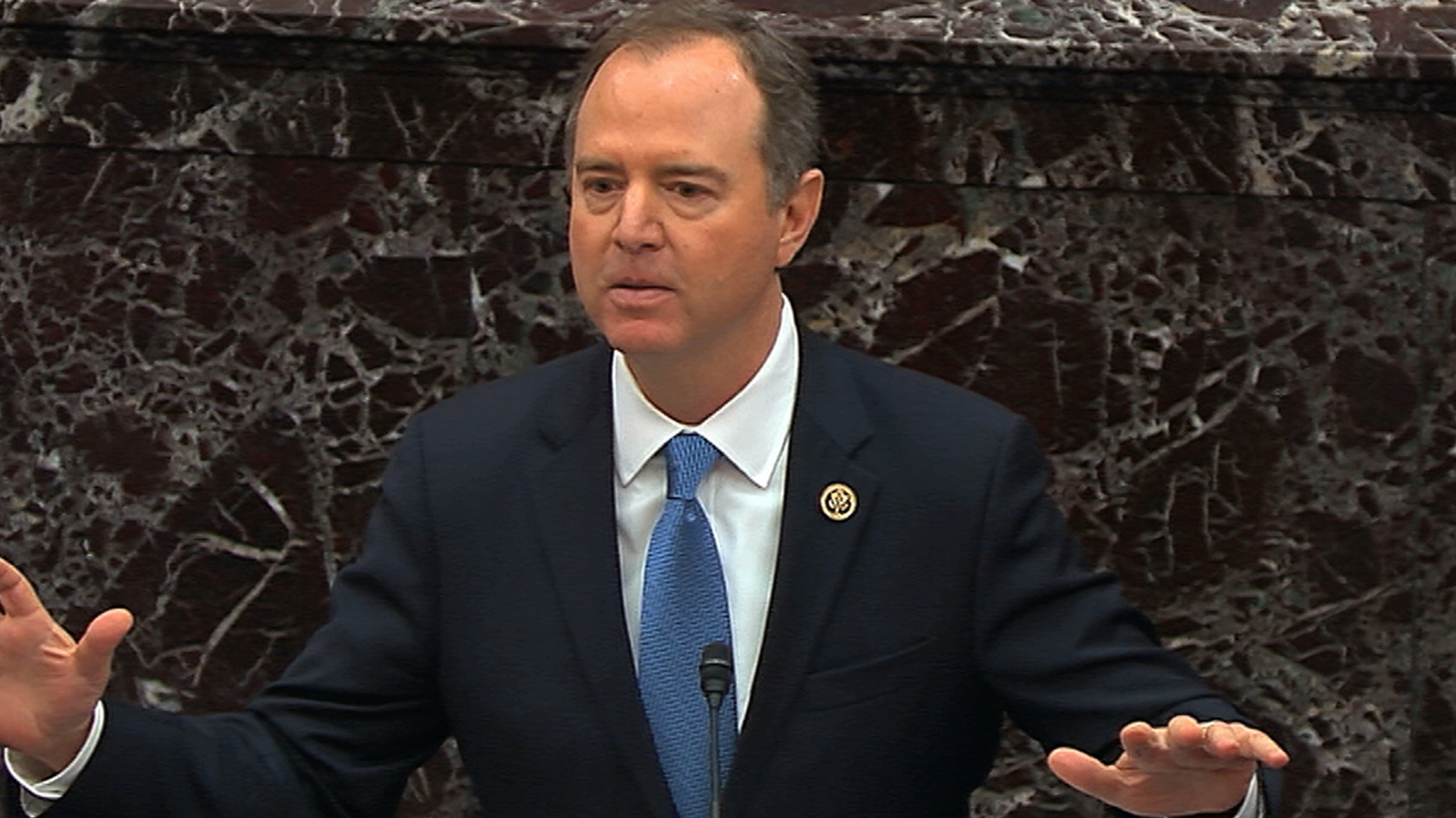 House Managers Finish Opening Arguments In Impeachment Trial : NPR