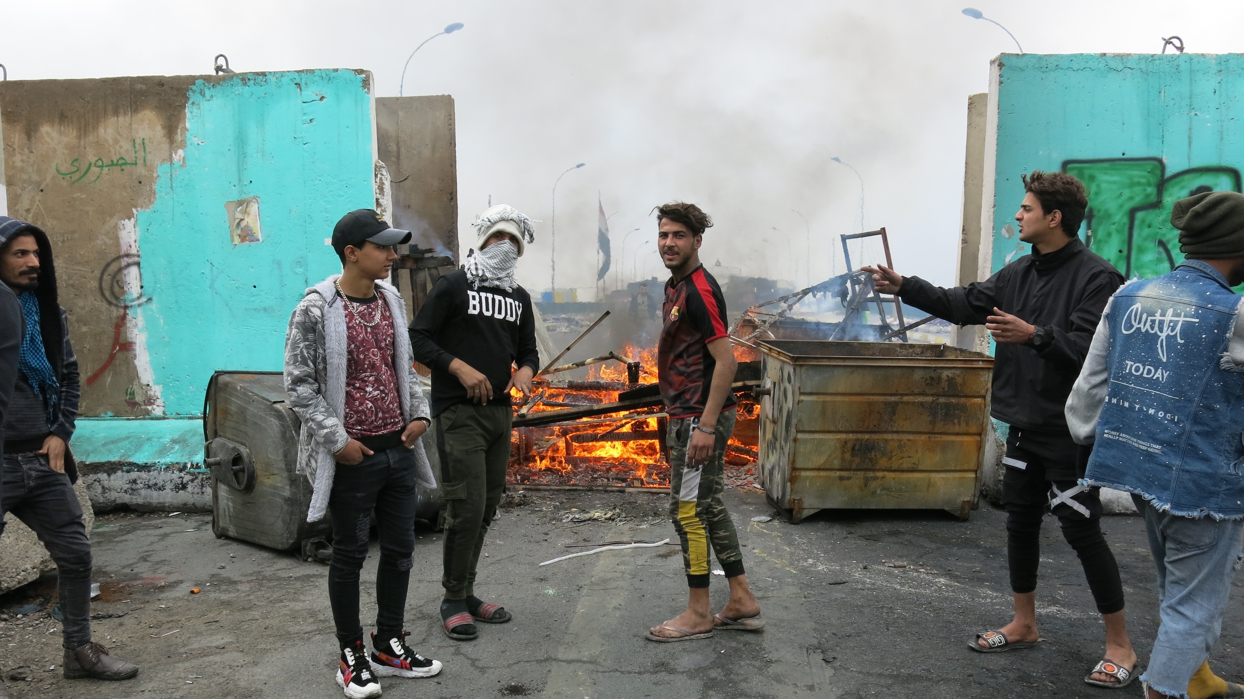 Iraqi Security Forces Storm Tahrir Square, Clash With Protesters : NPR
