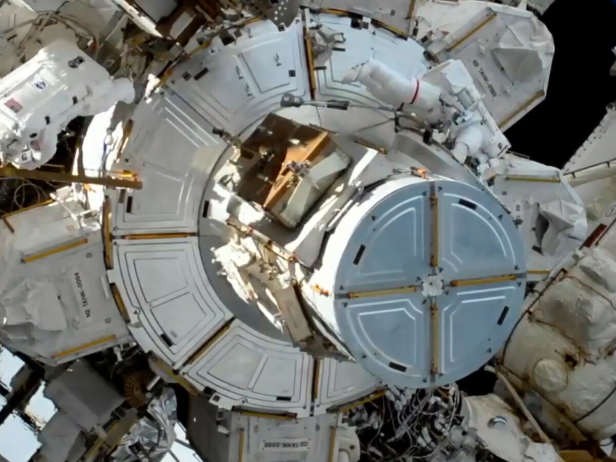 Dark Matter Detector Gets Life Extending Fix During Space Walk : NPR