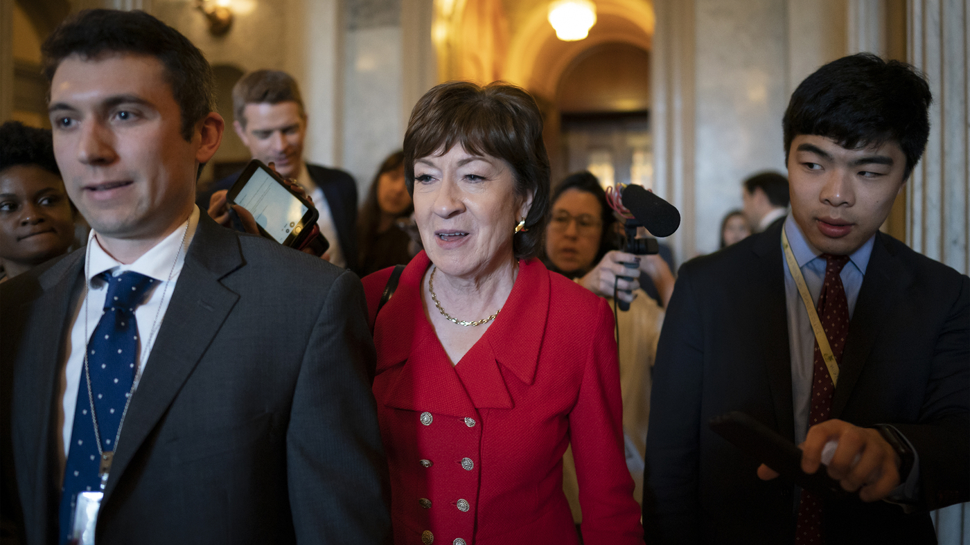 Susan Collins To Vote To Acquit Trump : NPR