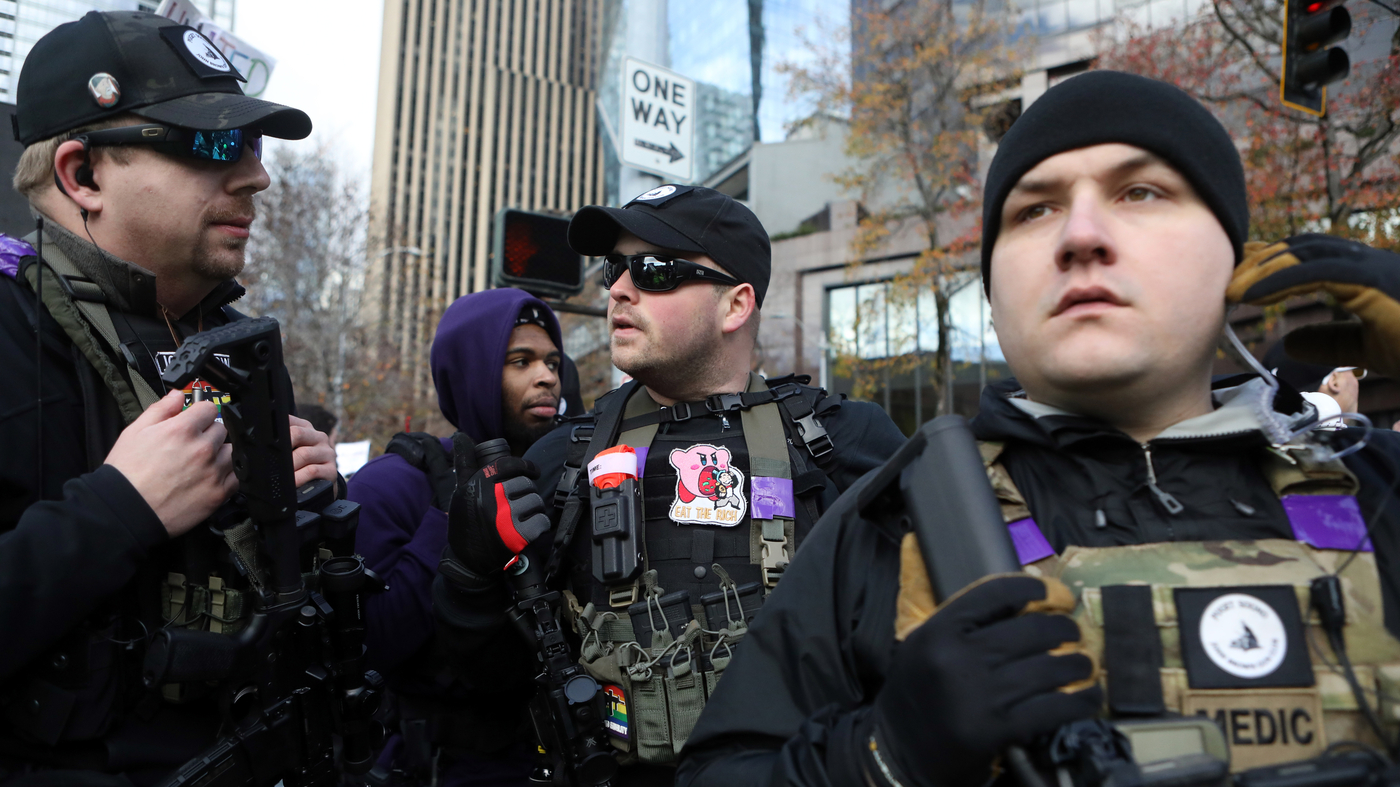Can A Seattle Group Shed Its Far-Right Militia Image And Win Voters? : NPR