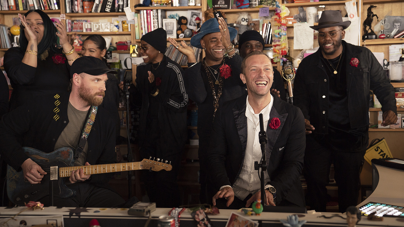 Video: Watch Coldplay Play The Tiny Desk : NPR