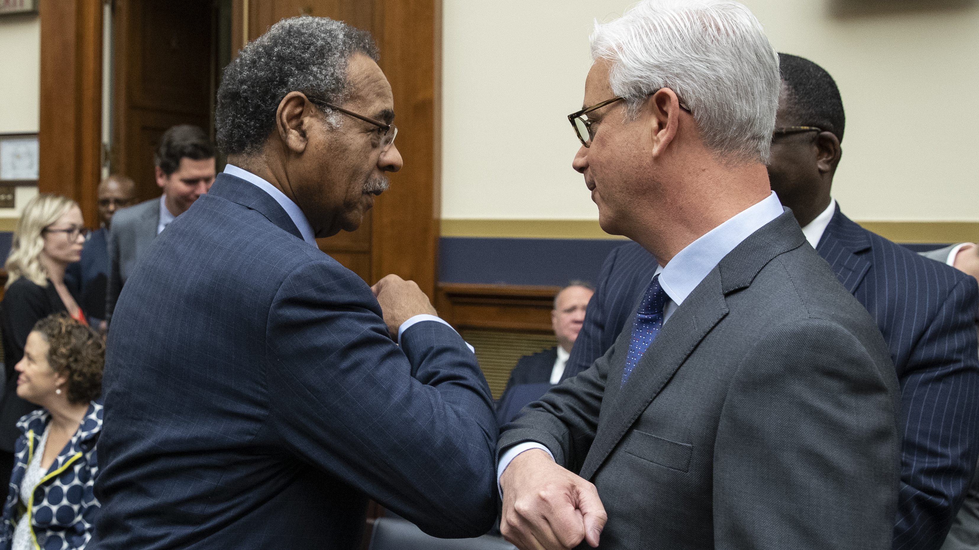 Wells Fargo CEO Charles Scharf Faces Questions From Lawmakers : NPR