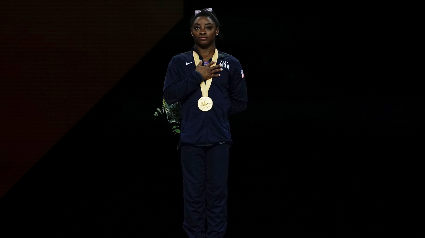 Simone Biles Marks Her Birthday With A Request For USA Gymnastics : NPR