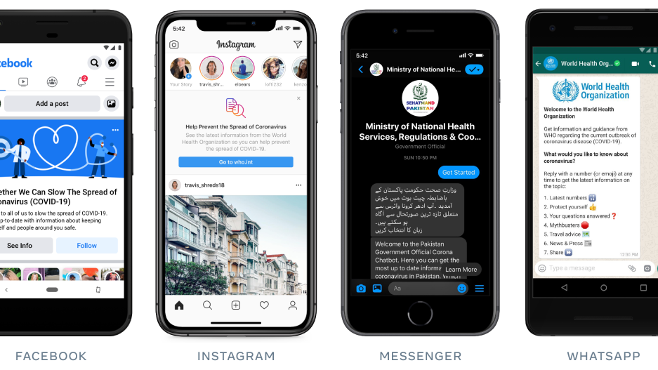 Facebook Steps Up Efforts To Combat The Spread Of Coronavirus ...