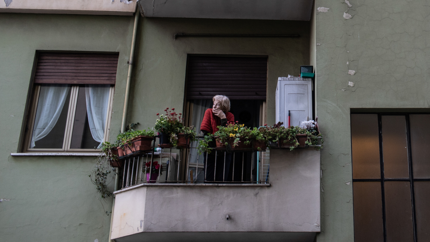 Photographers Show Italian Life During Quarantine : The Picture Show : NPR