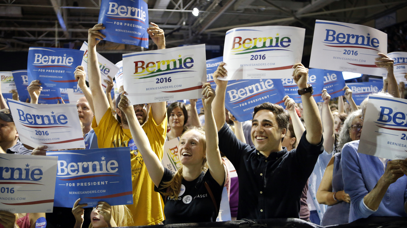 A Look Back At Vermont Sen. Bernie Sanders' 2 Presidential Bids : NPR