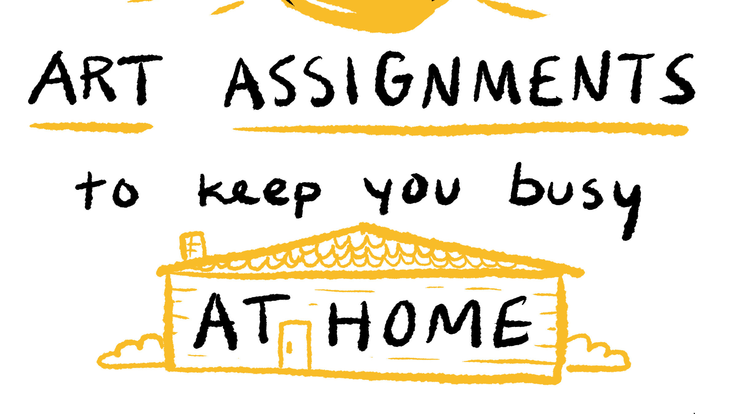 5 Easy Art Projects To Try During Coronavirus : NPR