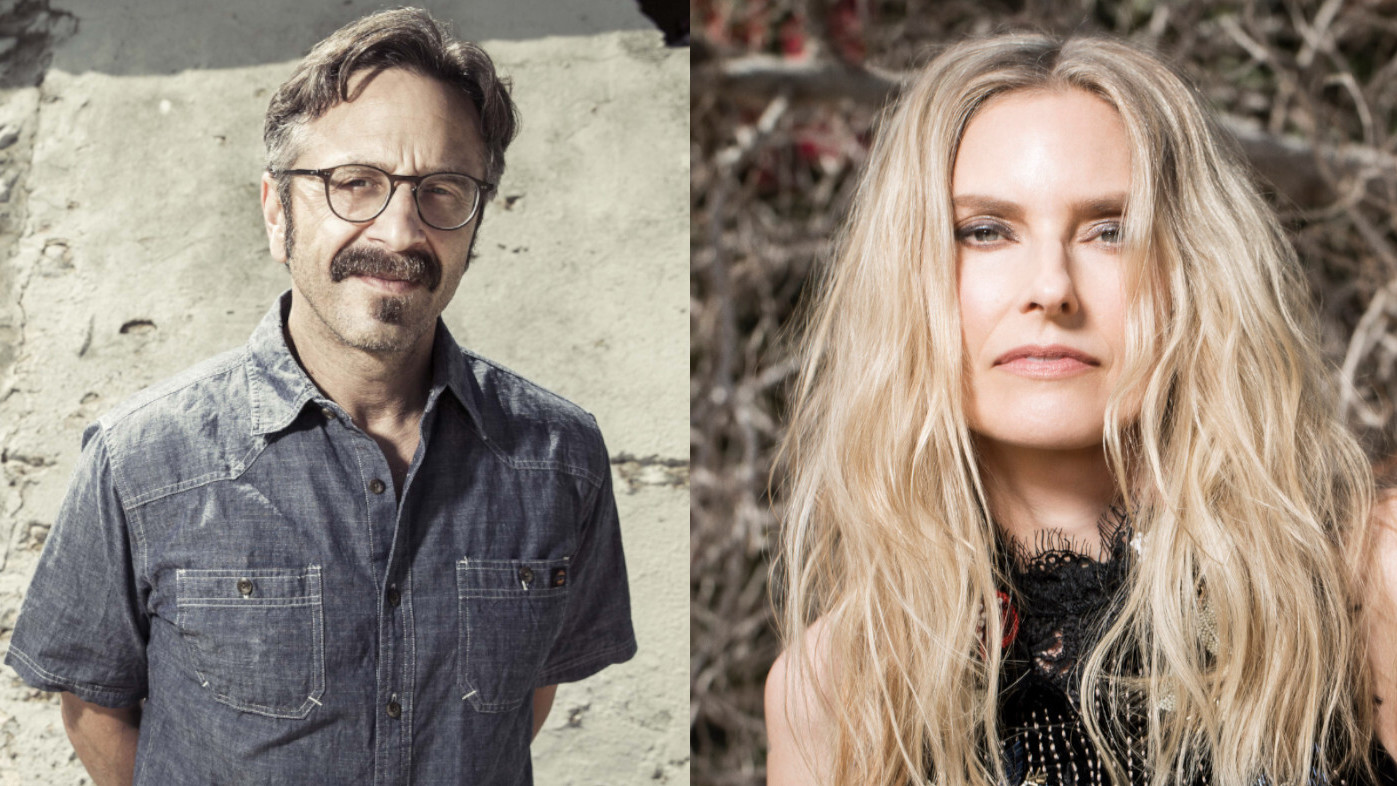 Marc Maron & Aimee Mann: End Times Fun : Ask Me Another : NPR
