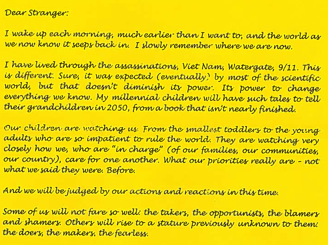 'Dear Stranger': Connecting People 1 Letter At A Time : NPR