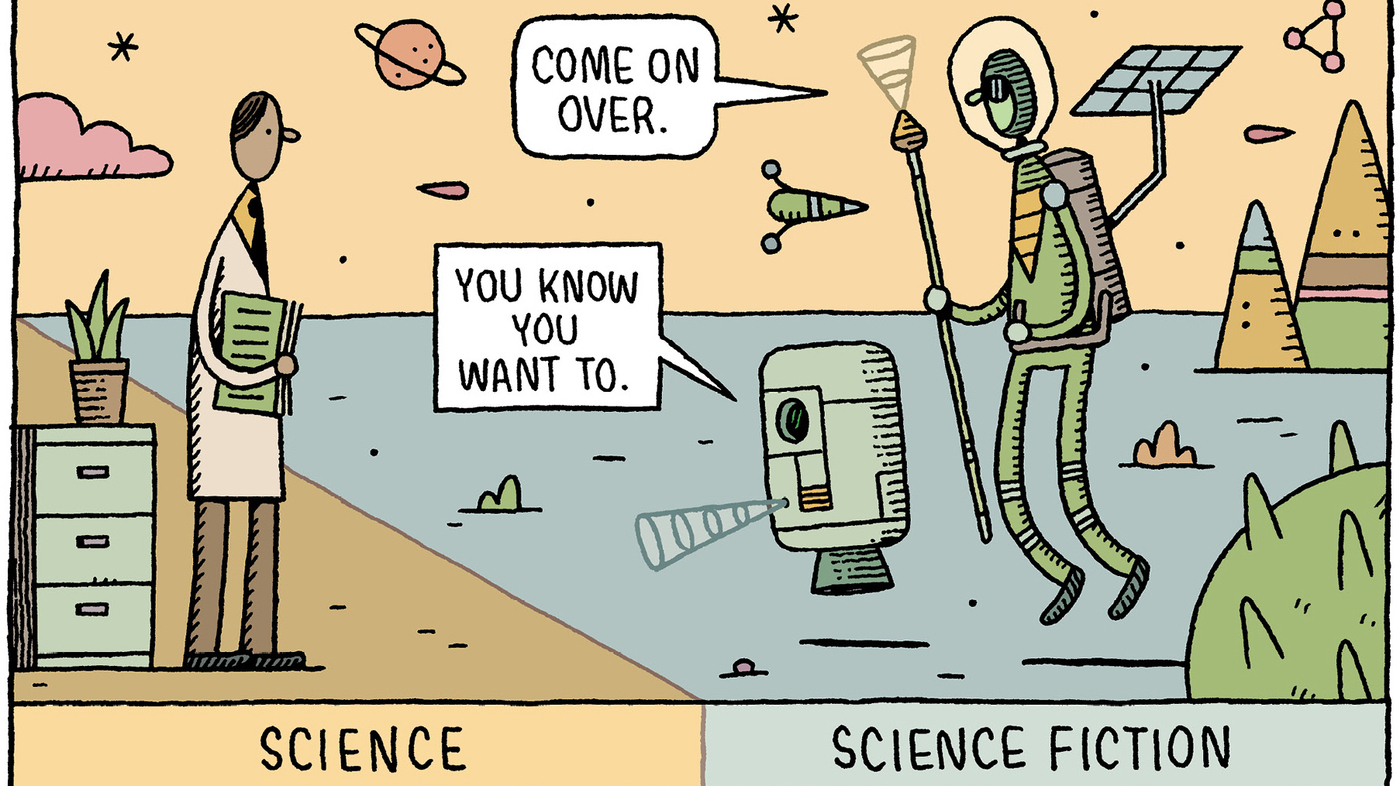 Interview: Tom Gauld, Author Of 'Department Of Mind-Blowing Theories' : NPR