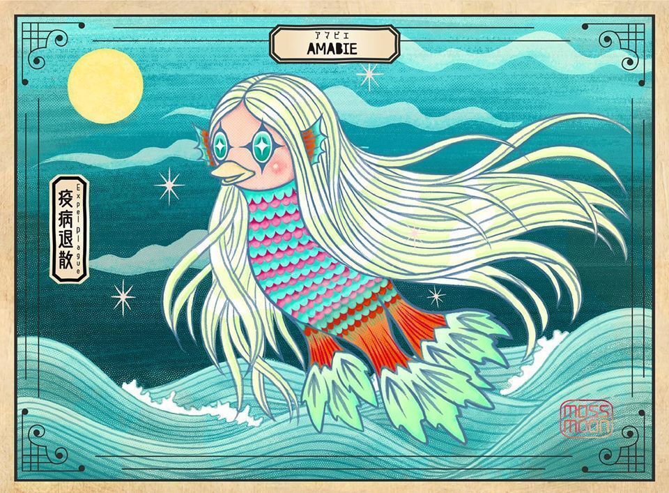 In Japan, Mythical 'Amabie' Emerges From 19th Century Folklore To Fight ...