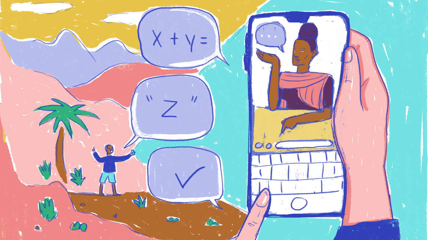 Using Cellphones And Text Message For Remote Learning : NPR