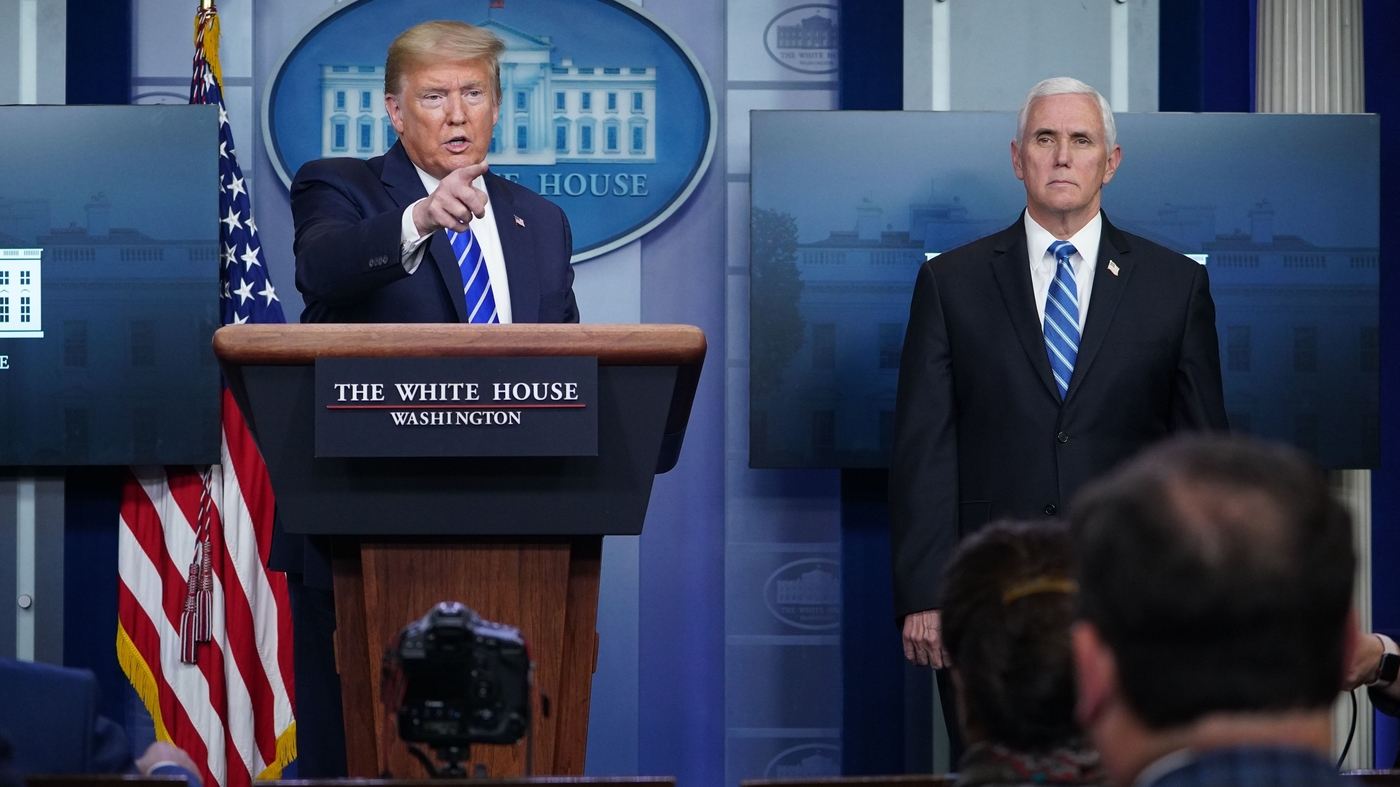 White House Coronavirus Task Force Briefing : NPR