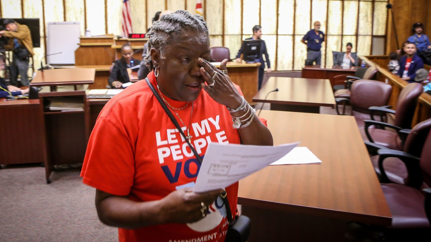 Federal Trial Set To Begin Over Florida Felon Voting Rights Law : NPR