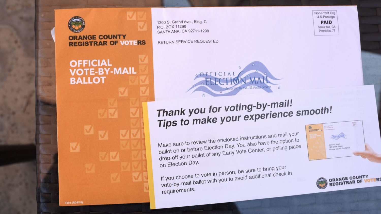 What A National Vote-By-Mail Election Might Look Like : 1A : NPR