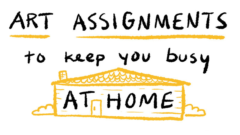 5 easy art projects at home : NPR