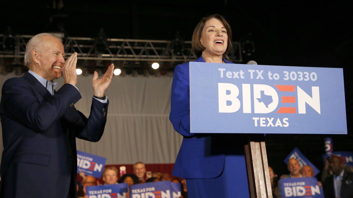 Who Will Joe Biden Pick As His Vice Presidential Running Mate? : NPR