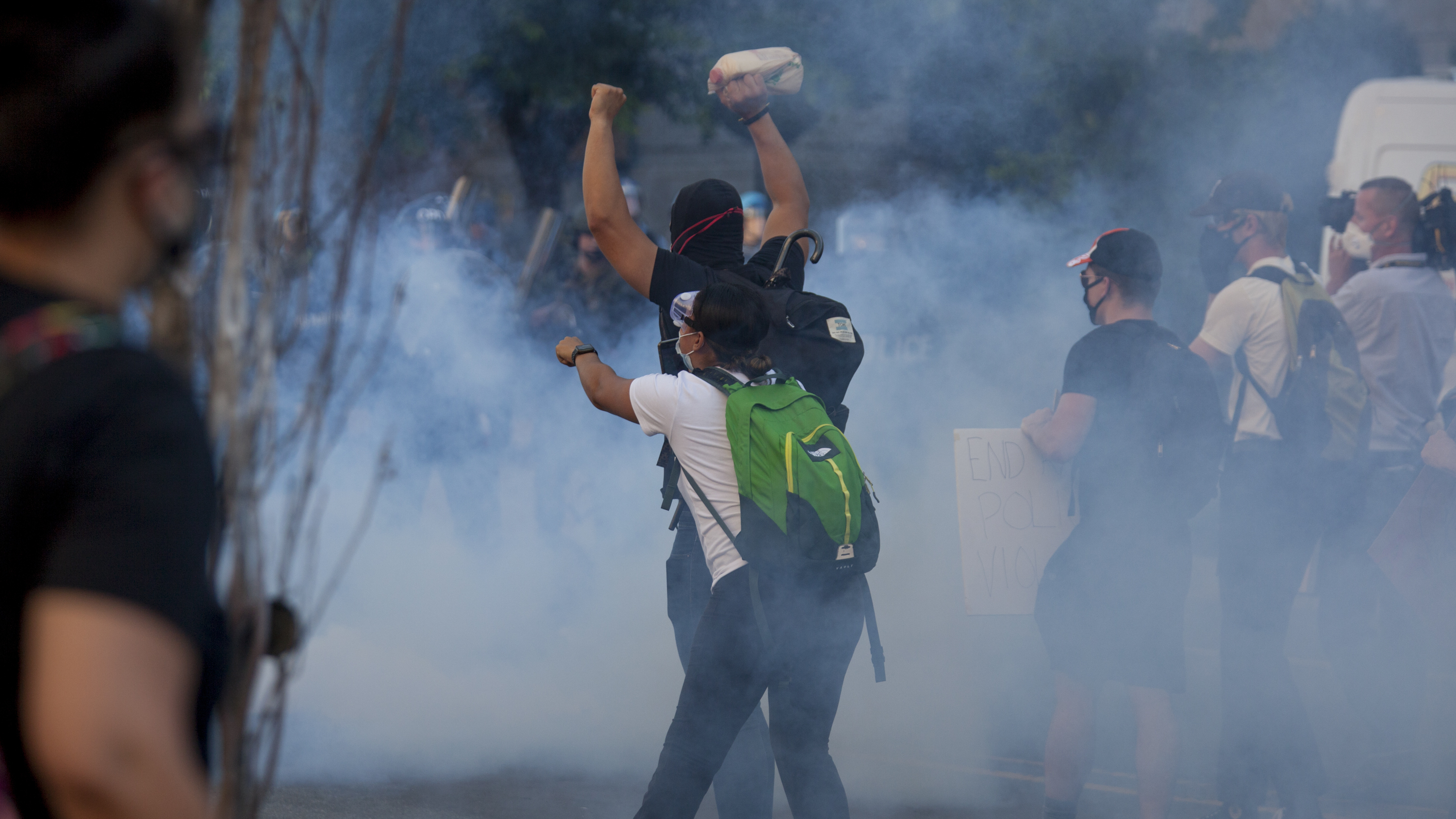 Peaceful Protesters Tear-Gassed To Clear Way For Trump Church Photo-Op ...