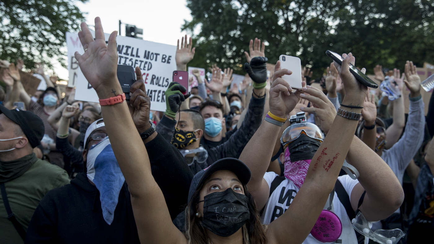 Protests Continue Despite Curfews Across The Country : NPR