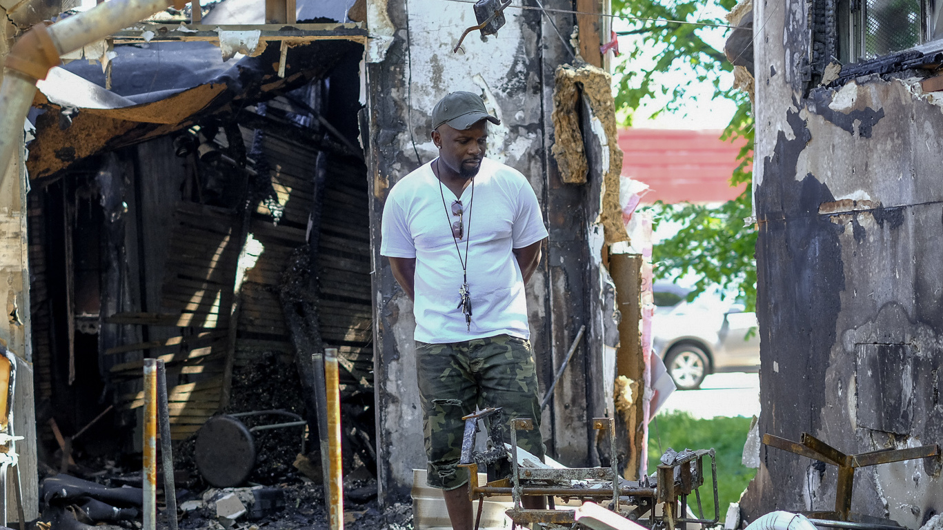 In Minneapolis, His Barbershop Was Shut By Lockdown, Then Destroyed By ...