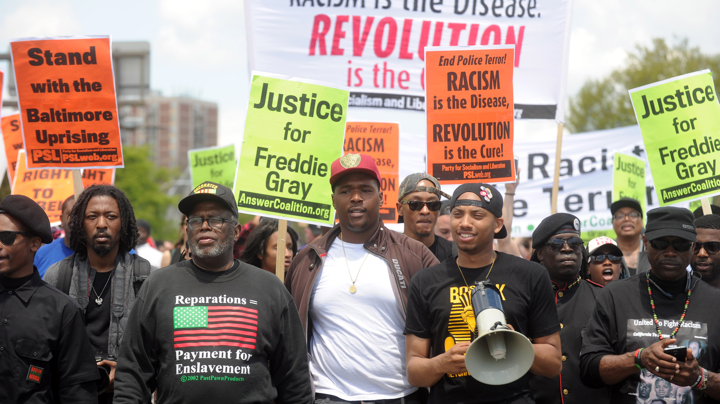 Baltimore Protesters Draw On Lessons From 2015 : NPR