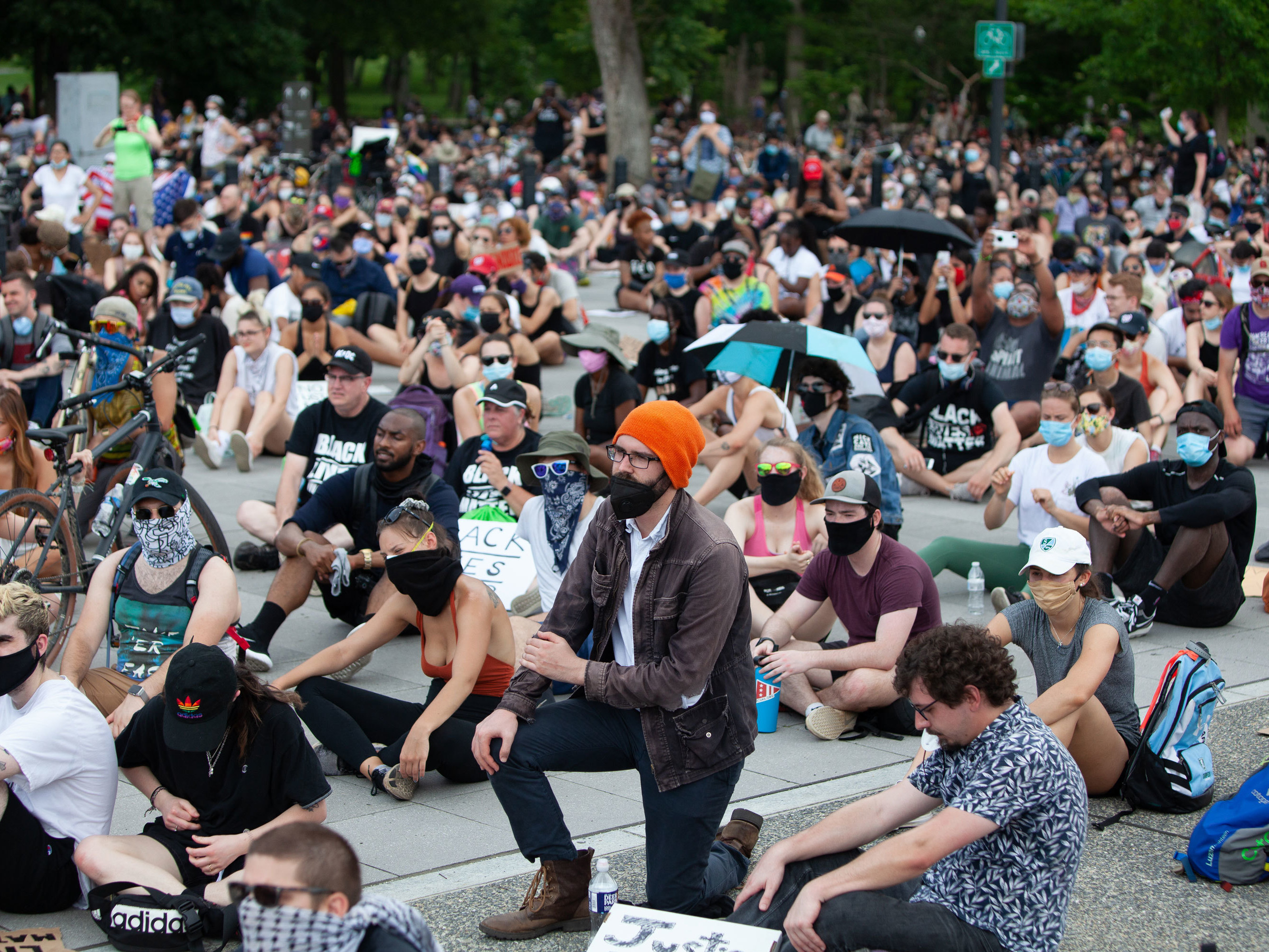 Crowds Assemble Across Washington In Mass Demonstrations Against Police ...