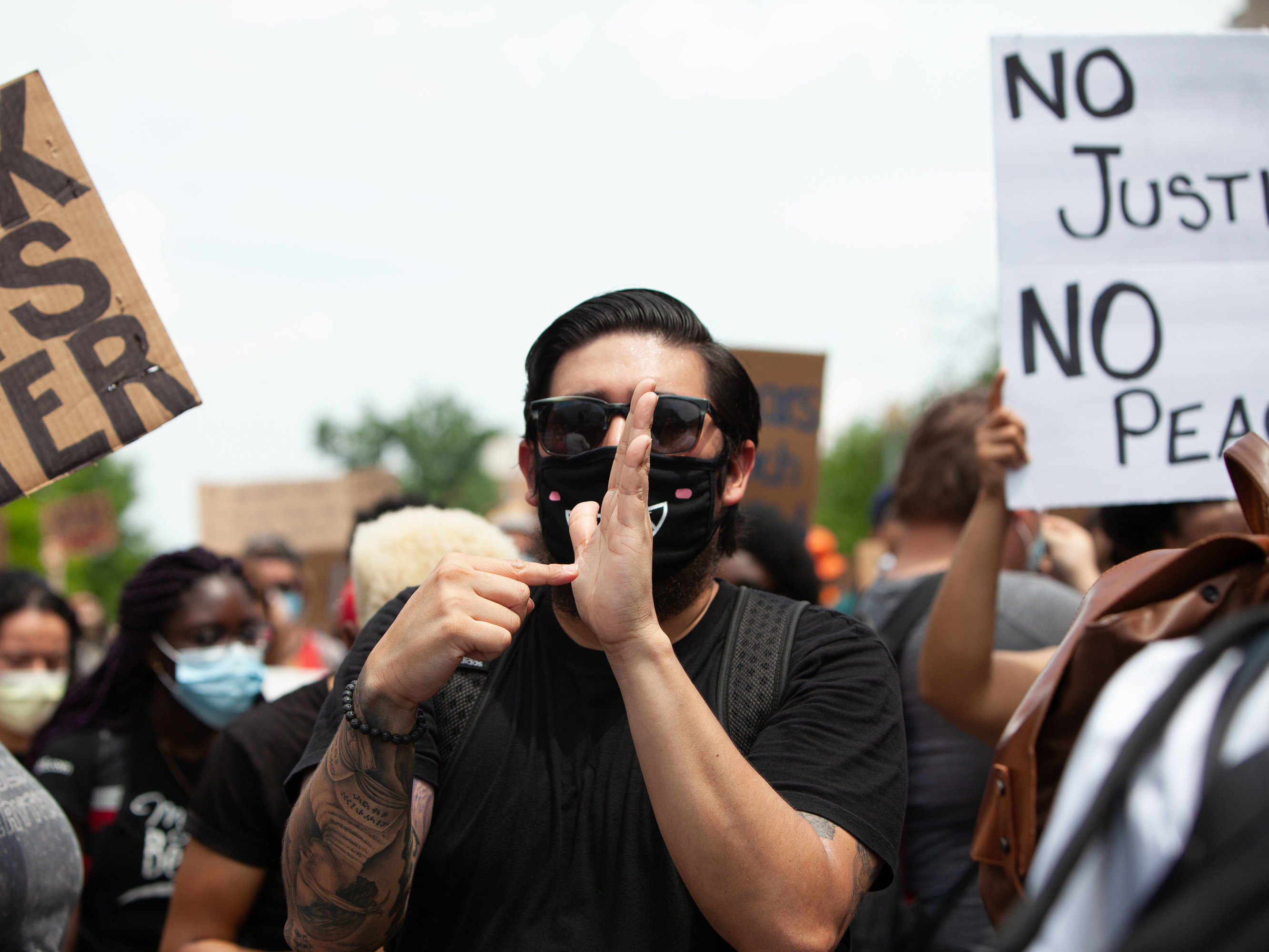 Crowds Assemble Across Washington In Mass Demonstrations Against Police ...