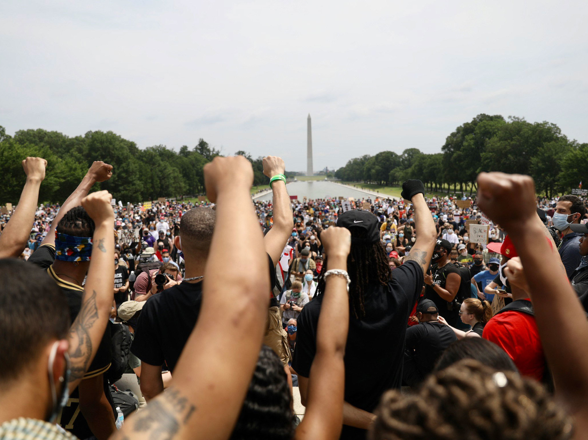 Crowds Assemble Across Washington In Mass Demonstrations Against Police ...