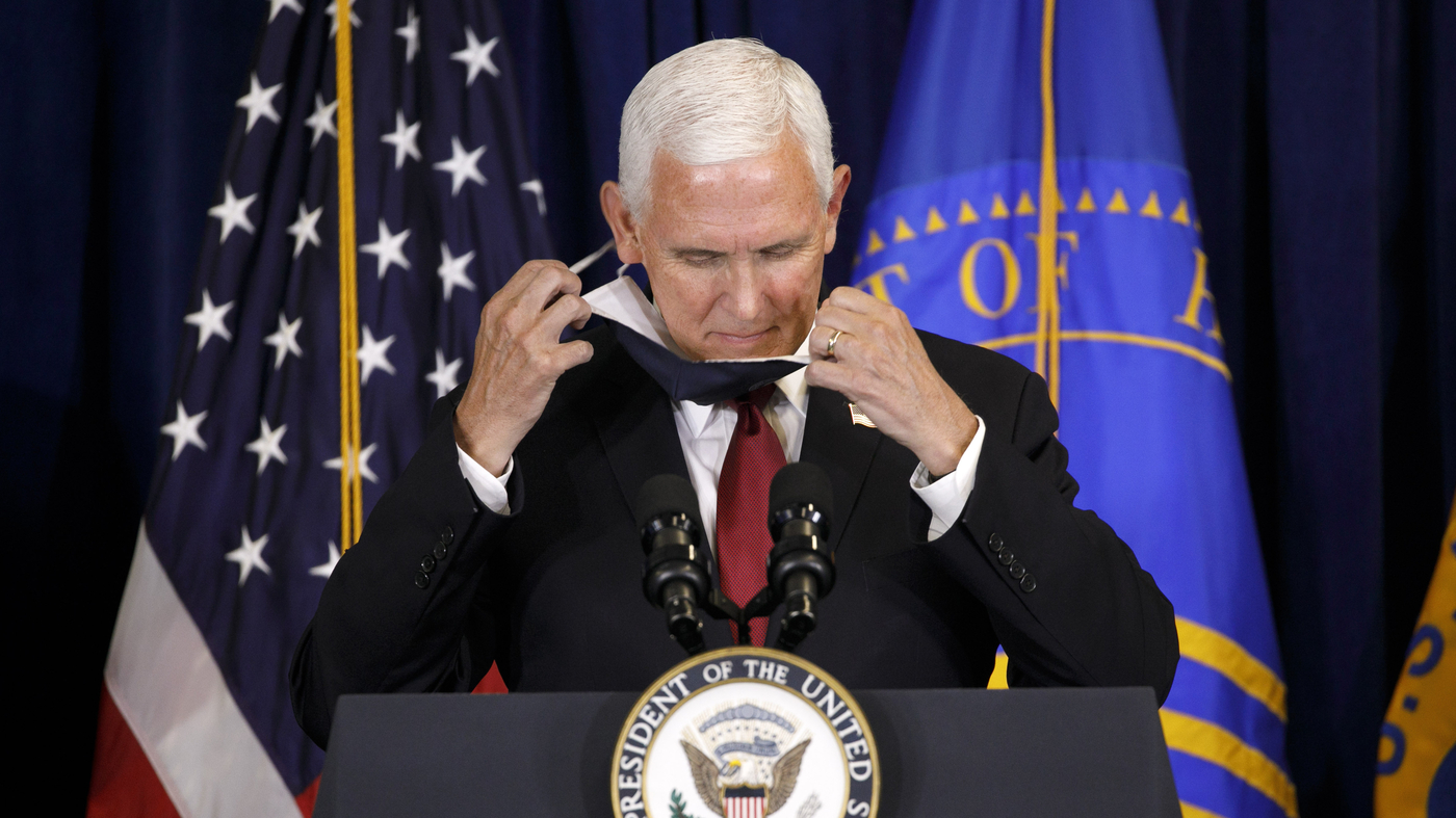 Pence Urges Americans To Wear Masks To Stop Spread Of COVID-19 ...