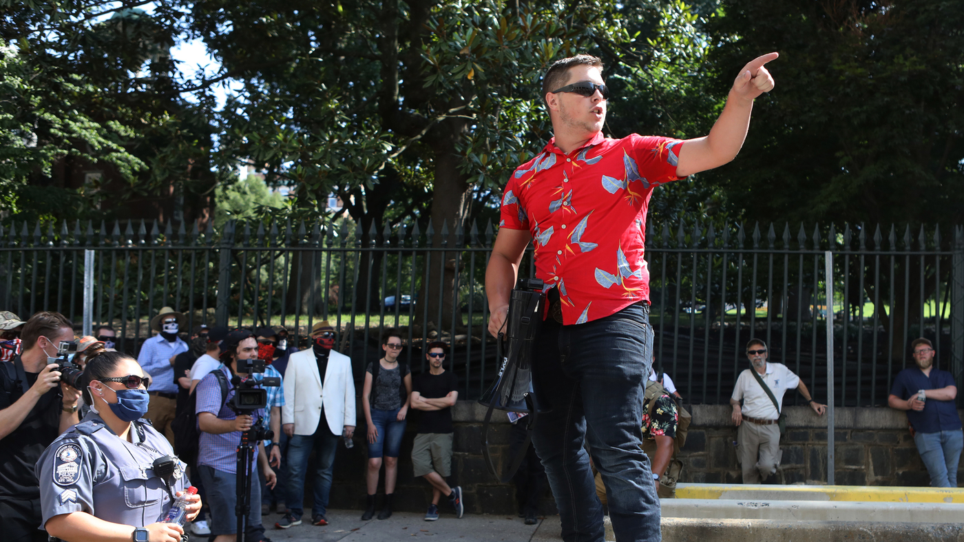 Richmond Rally Turns Into Showdown On Race : NPR