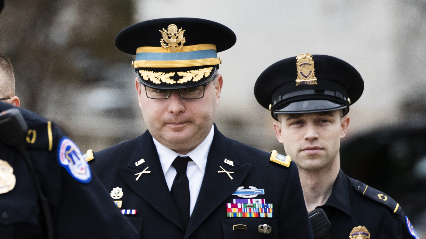 Vindman, Key Impeachment Witness, Retires Over 'Bullying, Intimidation ...