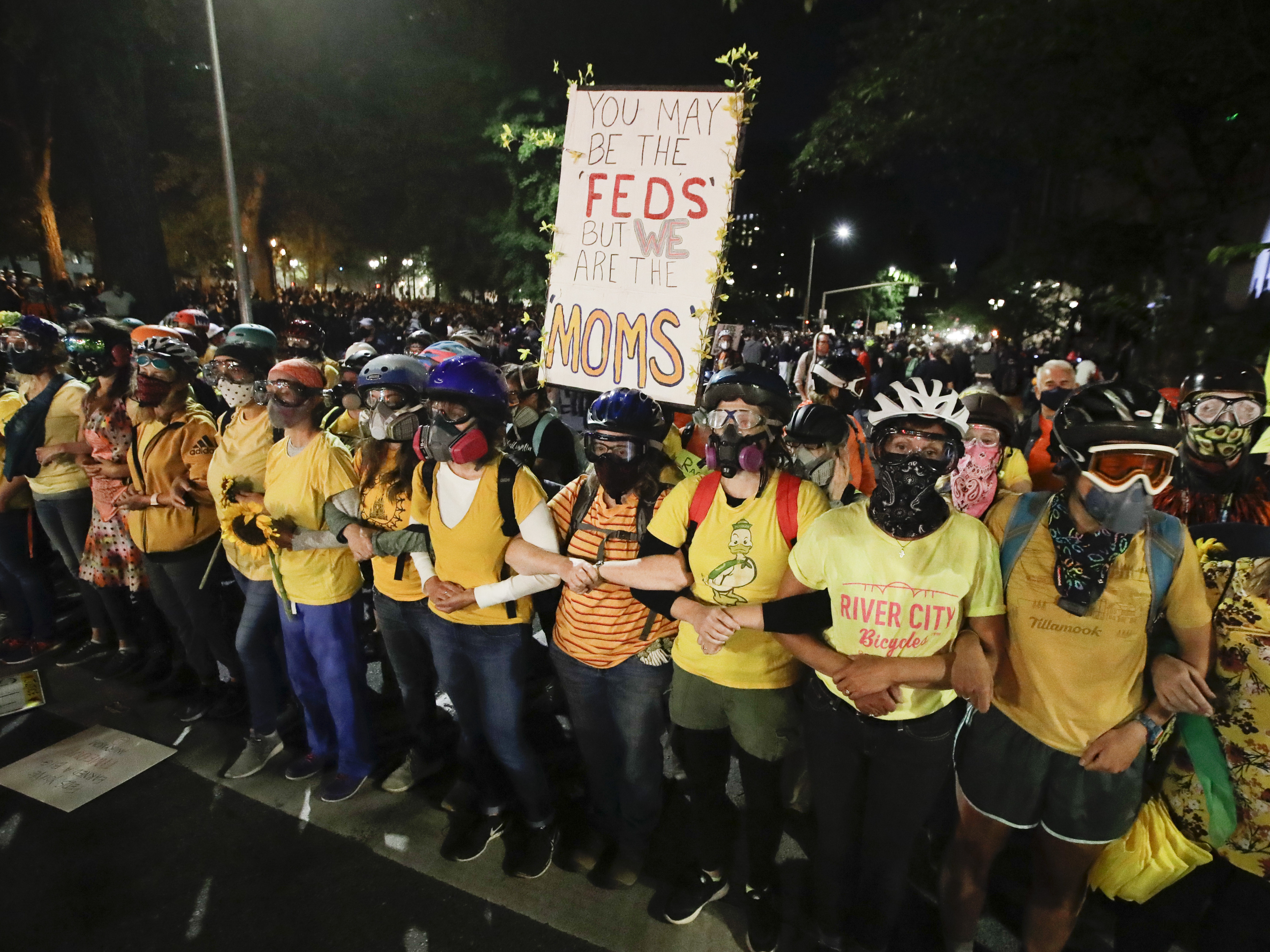 What The 'Wall Of Moms' Protests Say About Motherhood, Race In America ...