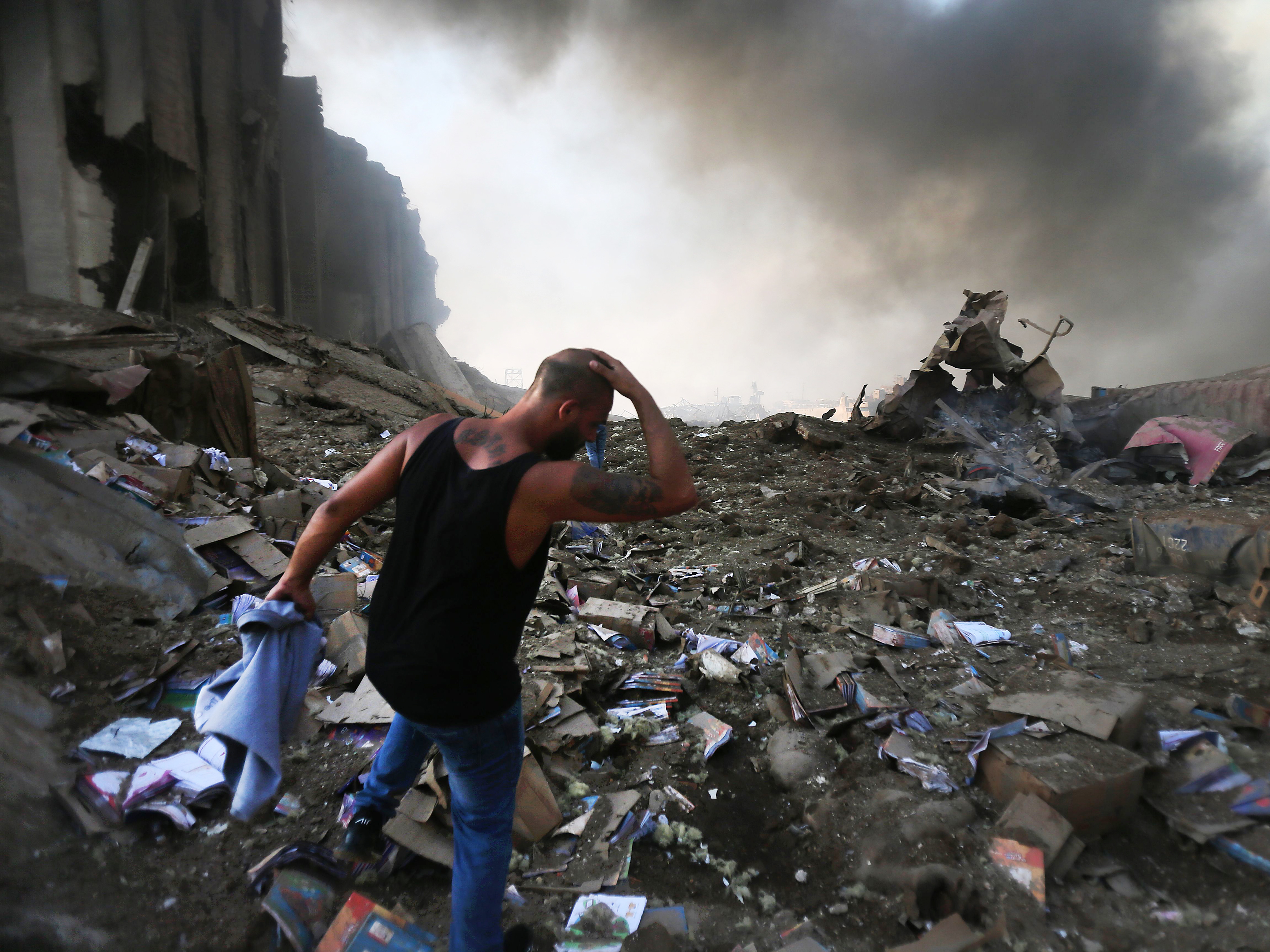 Photos: Explosion Leaves Beirut In Shatters As Cleanup Begins | NCPR News