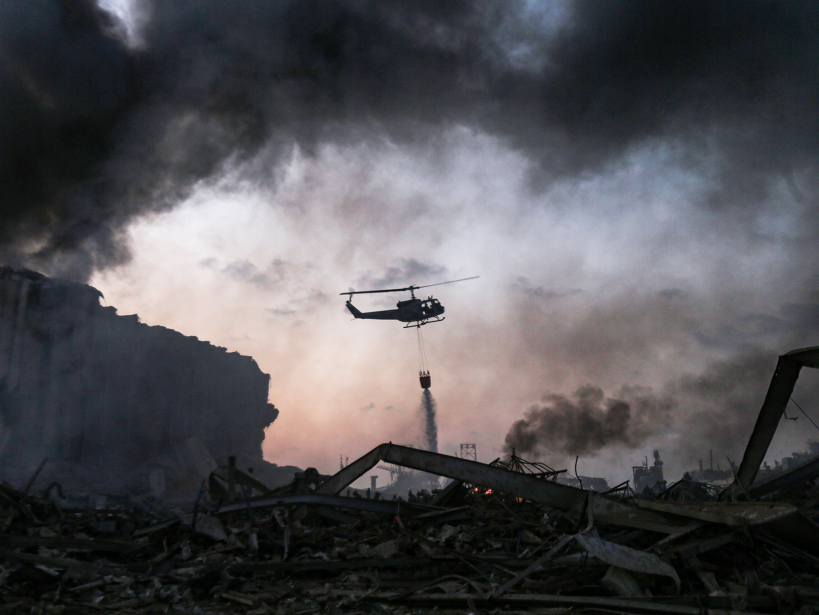 Photos: Explosion Leaves Beirut In Shatters As Cleanup Begins | NCPR News
