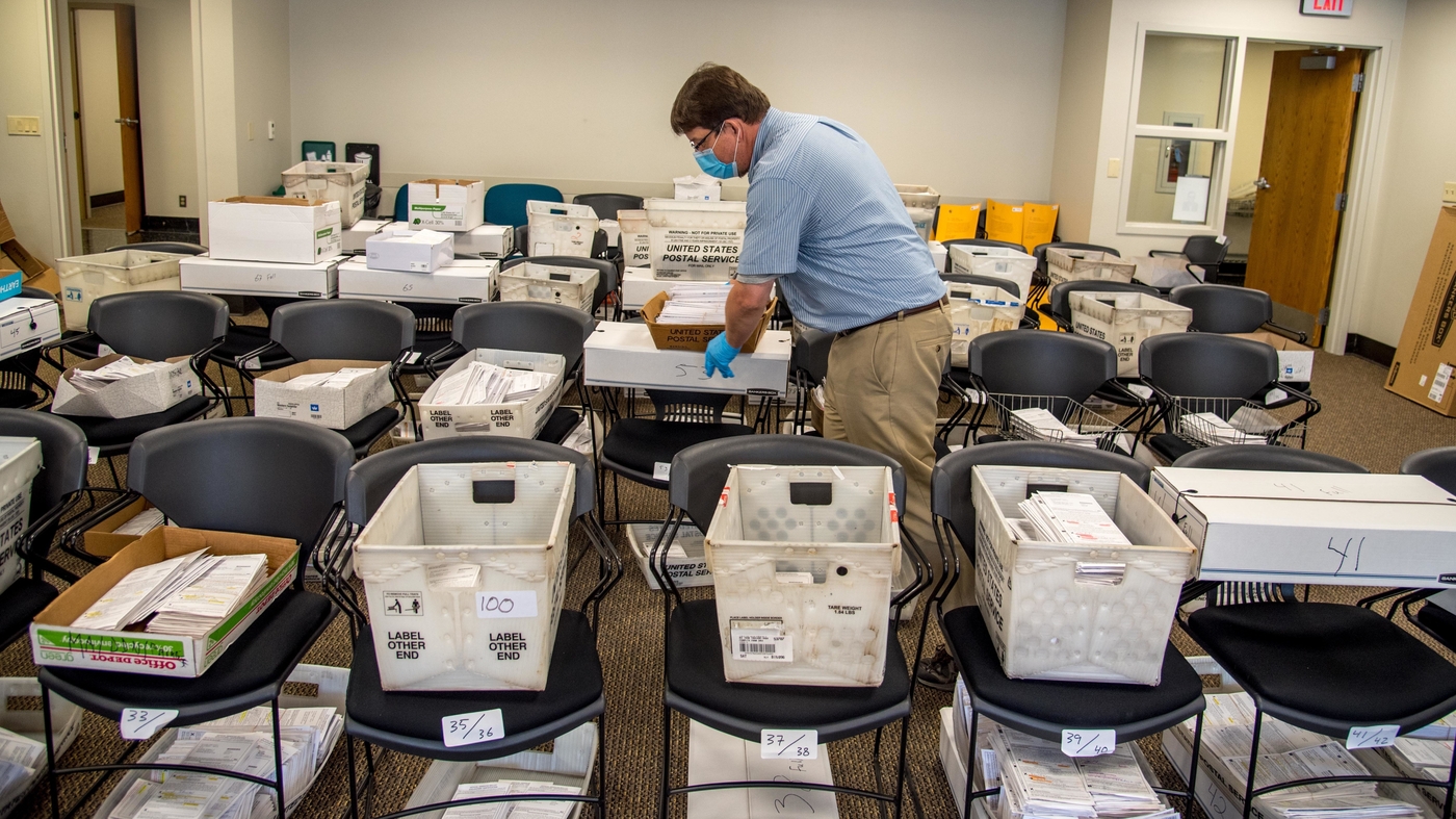 Analysis: Post Office Delays Plague Mail In Key Swing States : NPR