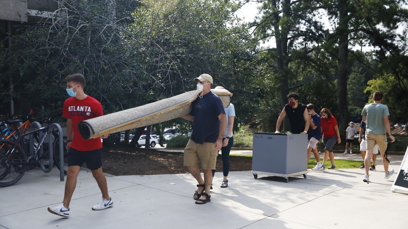 University Of Georgia Welcomes Students Back To Campus : NPR