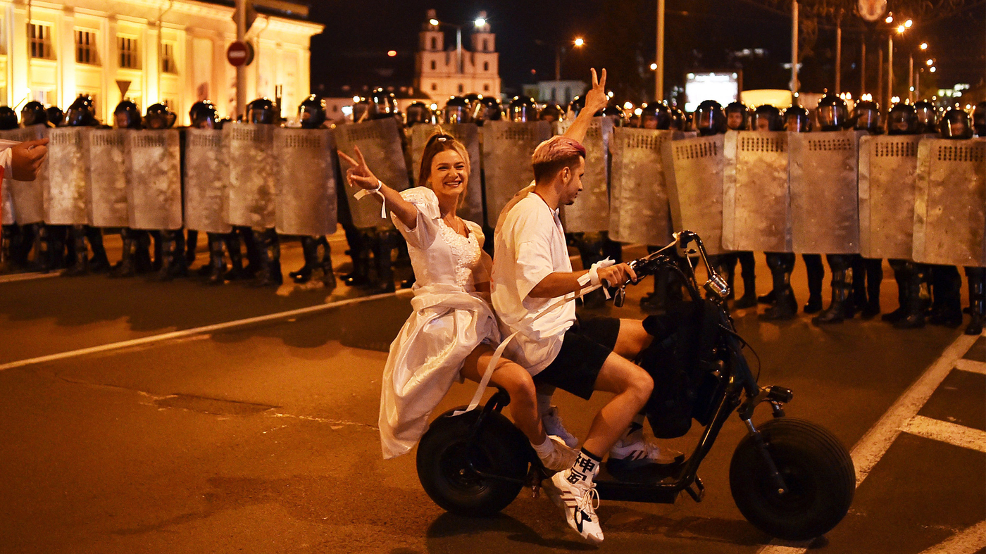 PHOTOS: Belarus' Massive And Unprecedented Protests : The Picture Show ...