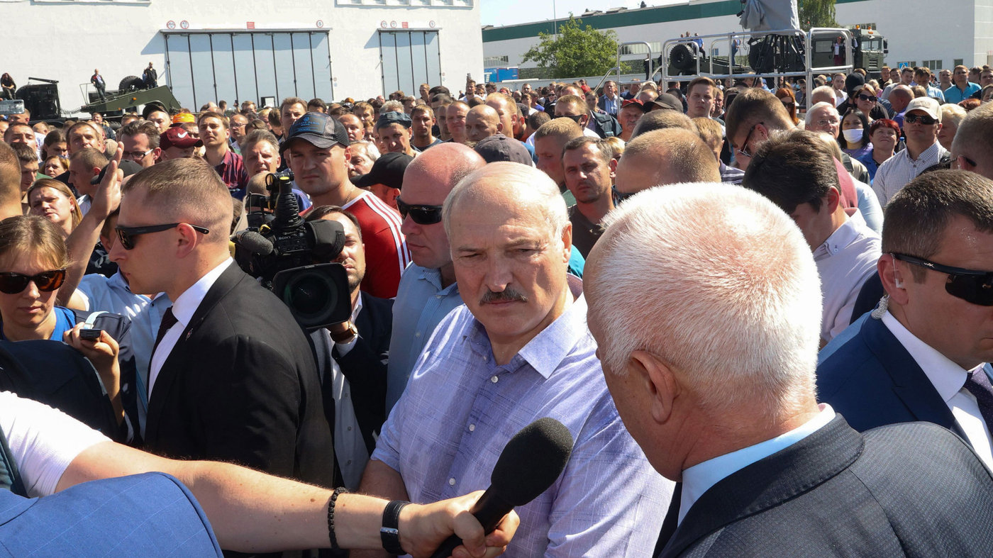 PHOTOS: Belarus' Massive And Unprecedented Protests : The Picture Show ...