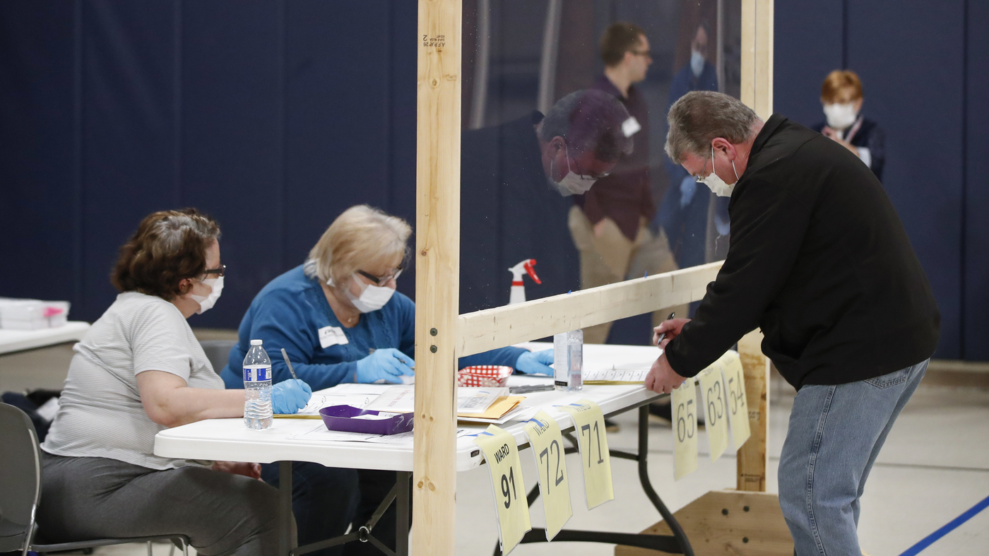 Voting In Person May Be Less Risky Than Previously Thought : NPR