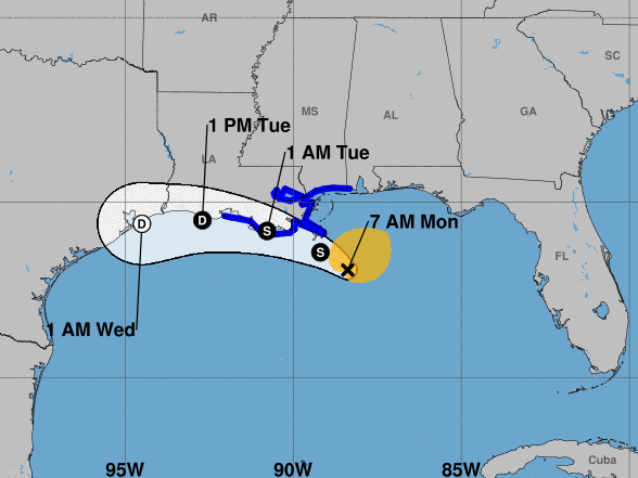 Storm Watch: Marco Makes Landfall, Laura Predicted To Be Category 2 ...