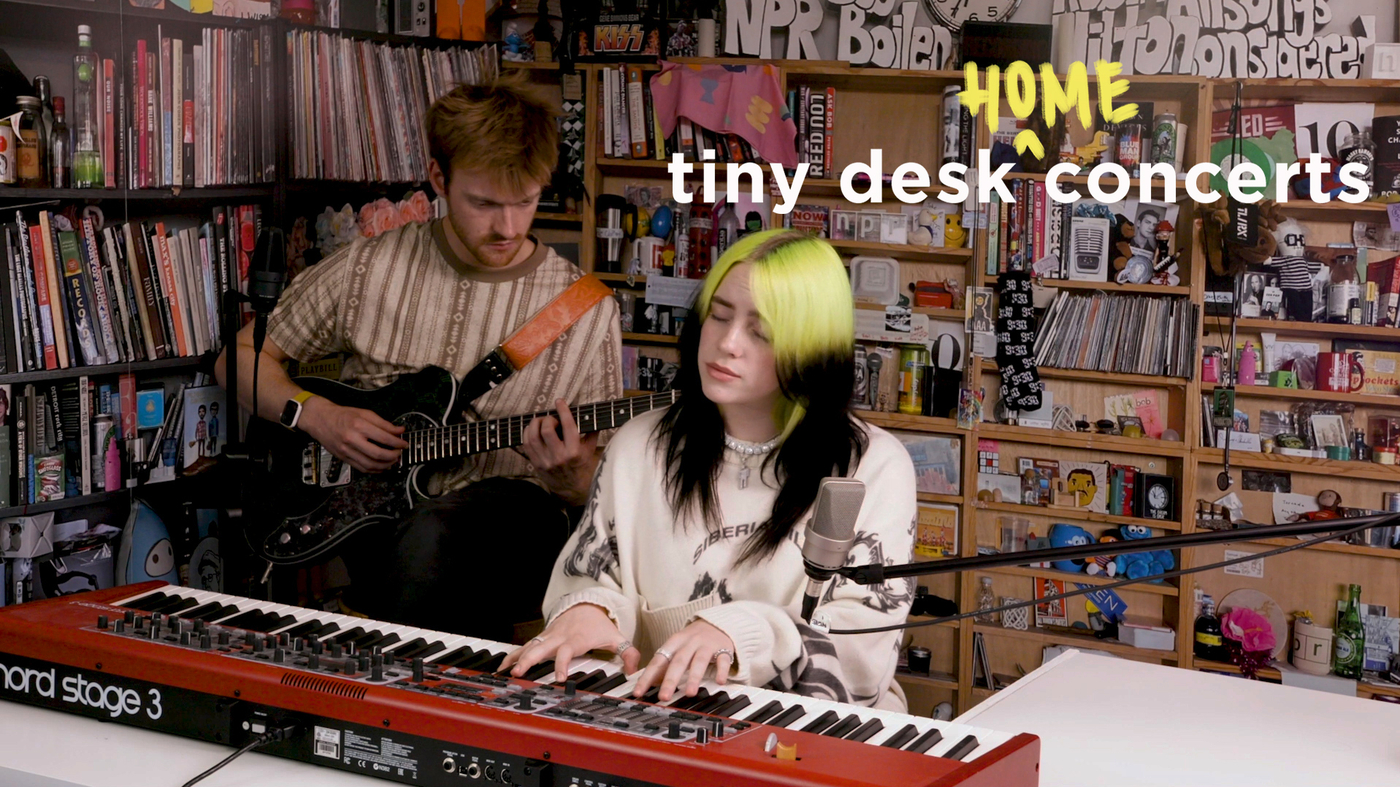Watch Billie Eilish Perform A Tiny Desk Concert (From Home) : NPR