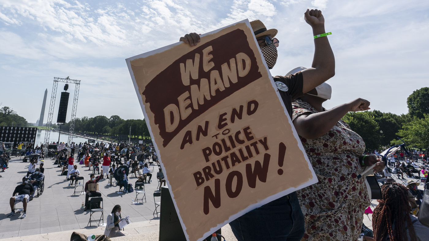 Rally For Racial Justice Draws Thousands To Nation's Capital : NPR