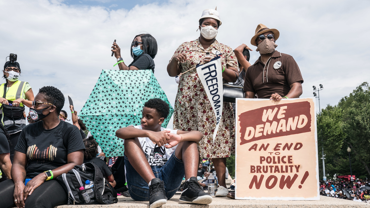 Rally For Racial Justice Draws Thousands To Nation's Capital : NPR