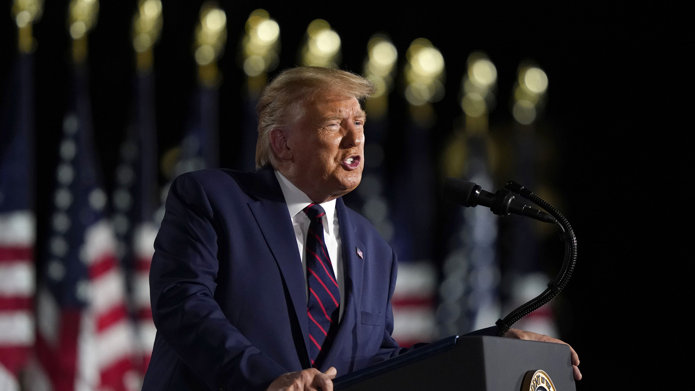 President Trump Is Pitching 4 More Years Of A Similar Agenda : NPR