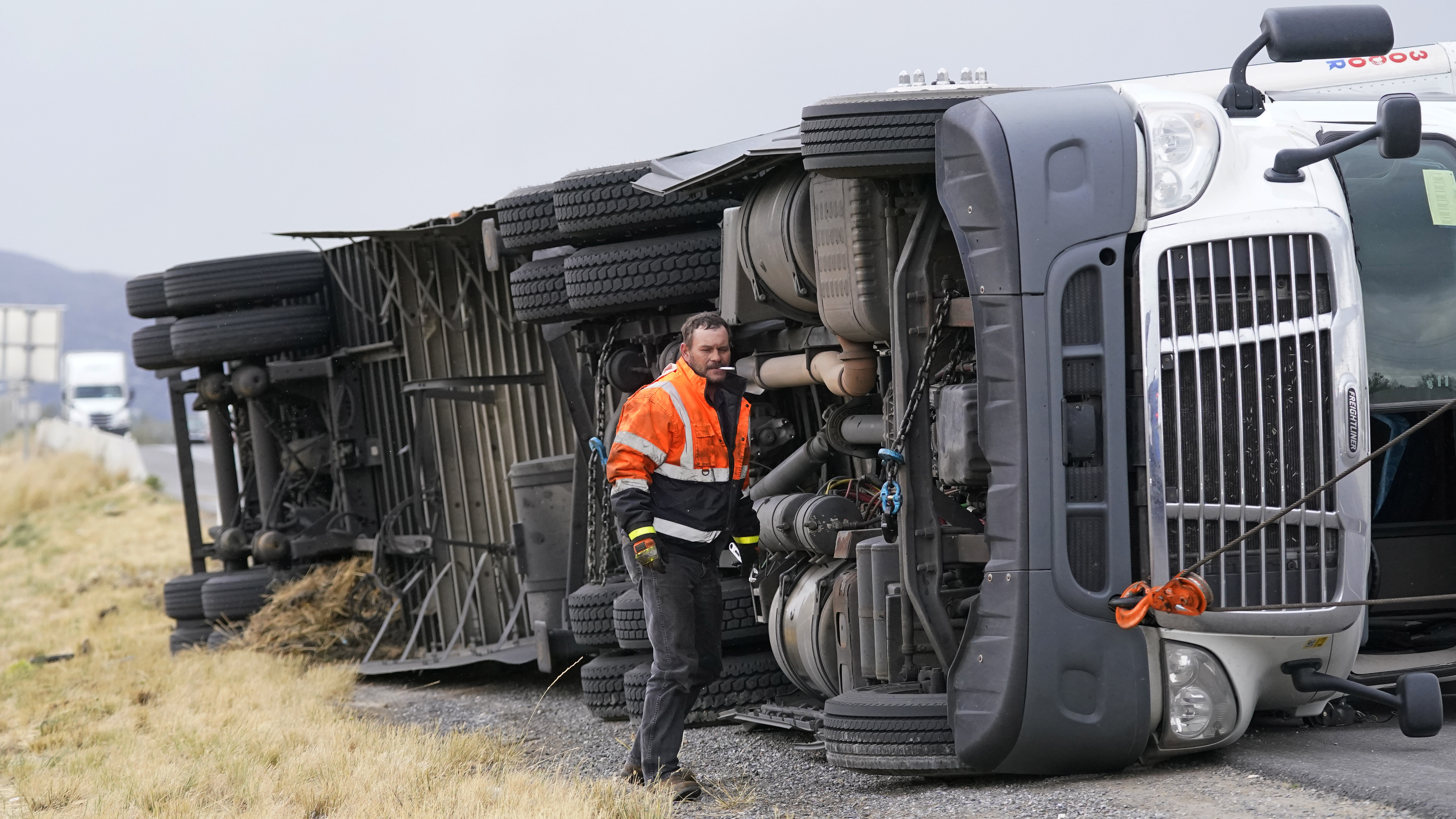 Semi Truck Wind